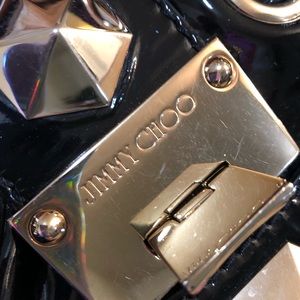 Jimmy Choo | Bags | Jimmy Choo Gorgeous Ramona Large Black Patent Bag ...